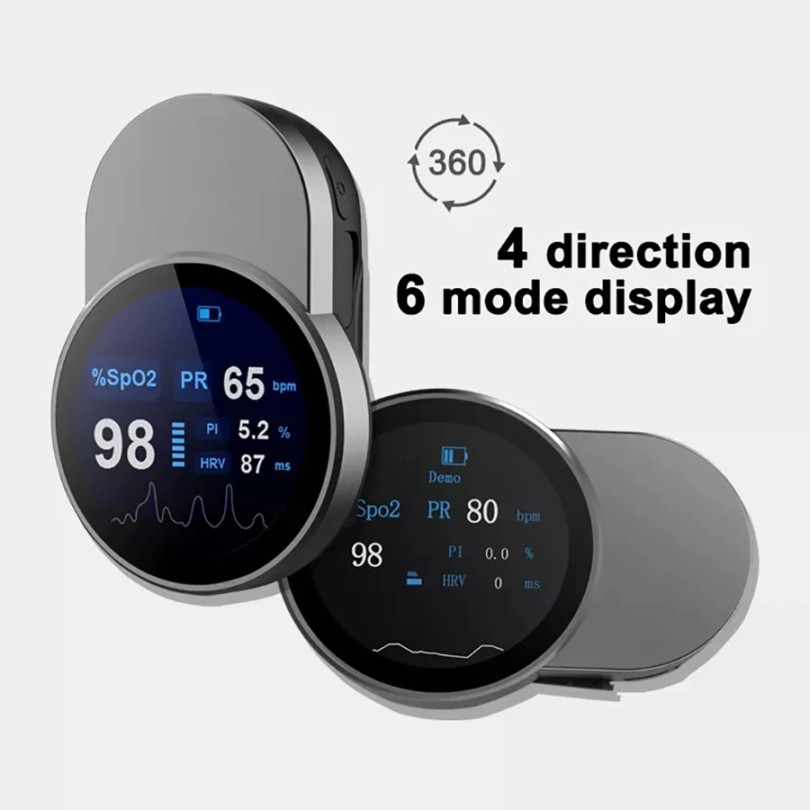 New HRV Wireless Transmission Digital Color TFT Spo2 Fingertip ...