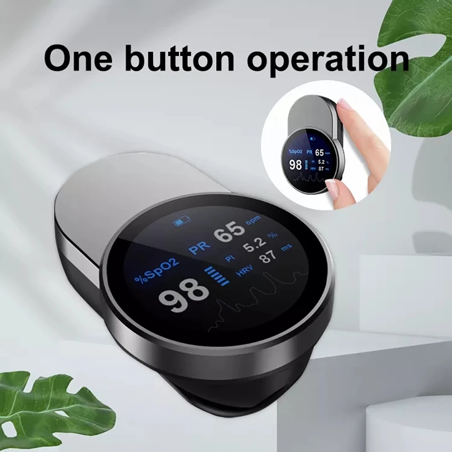 New HRV Wireless Transmission Digital Color TFT Spo2 Fingertip ...