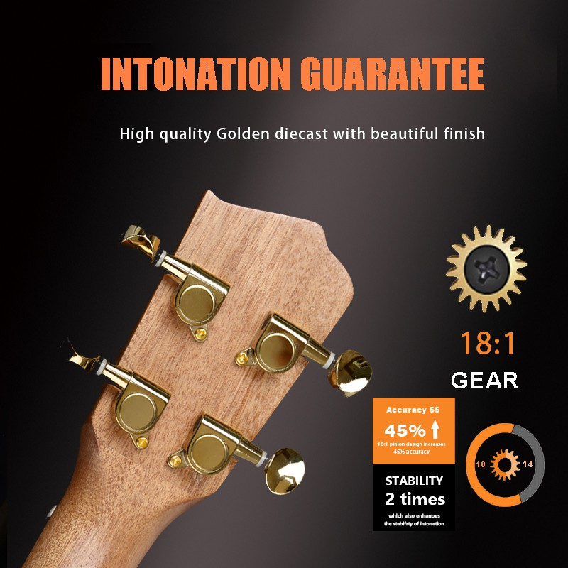 Acouway Ukulele soprano/Concert/tenor Ukelele 21/24/26 mahogany ukulele ...