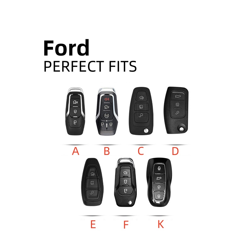 [Ready Stock]Ford car key Case for Ranger Wildtrak T6 Fiesta Mondeo ...