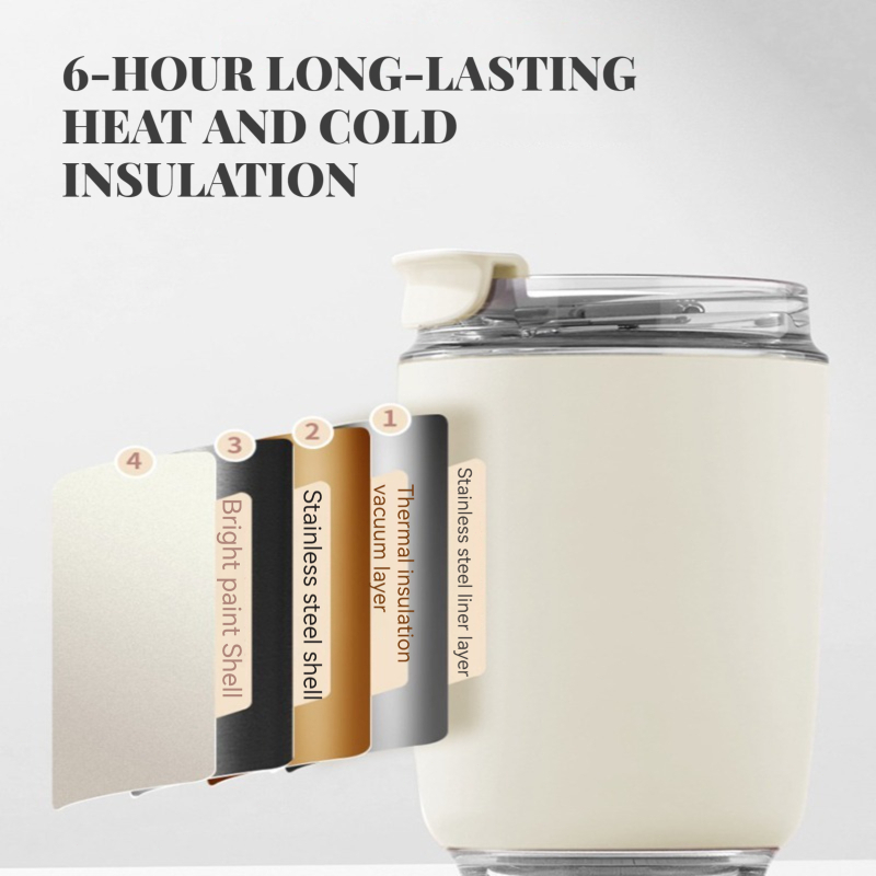 ️🇲🇾24h🤍smeg Insulated Cup Portable Accompanying Cup Cold And Hot Dual