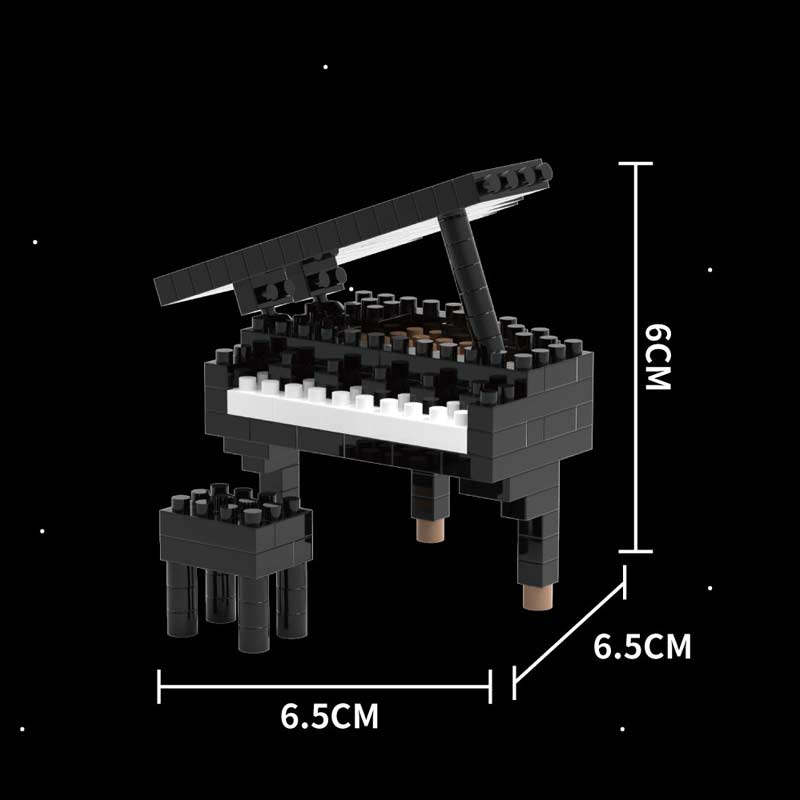 Diy Piano Guitar Building Blocks Girls Birthday Gifts Toys Boys ...