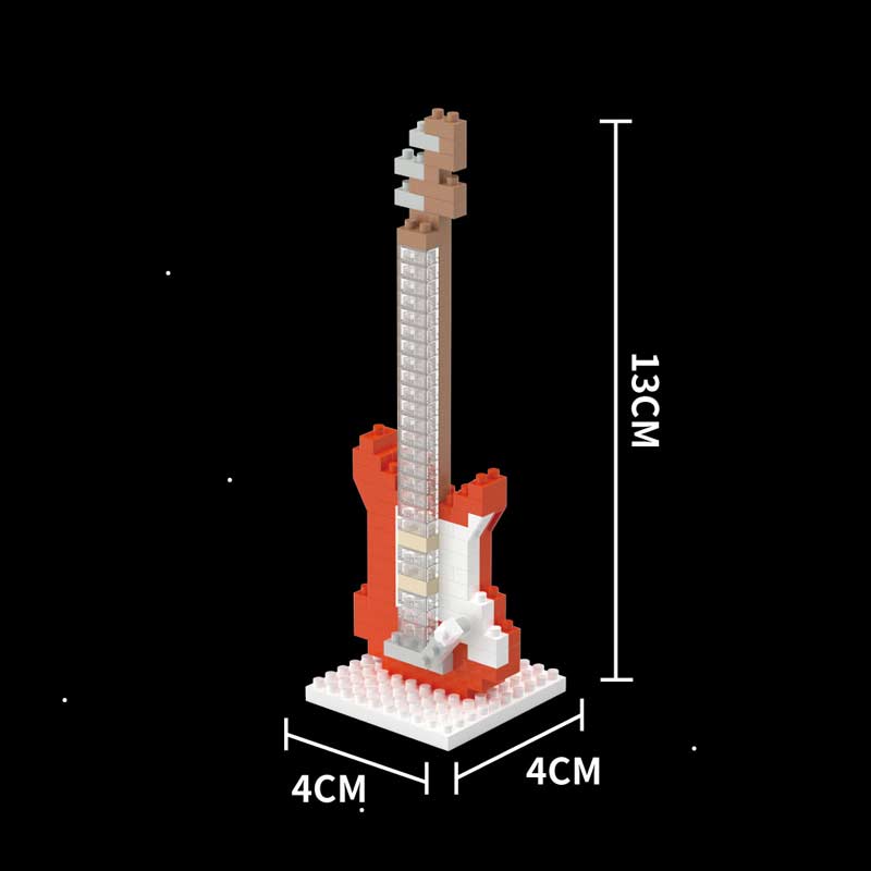 Diy Piano Guitar Building Blocks Girls Birthday Gifts Toys Boys ...