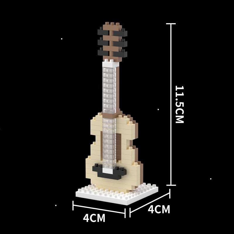 Diy Piano Guitar Building Blocks Girls Birthday Gifts Toys Boys ...