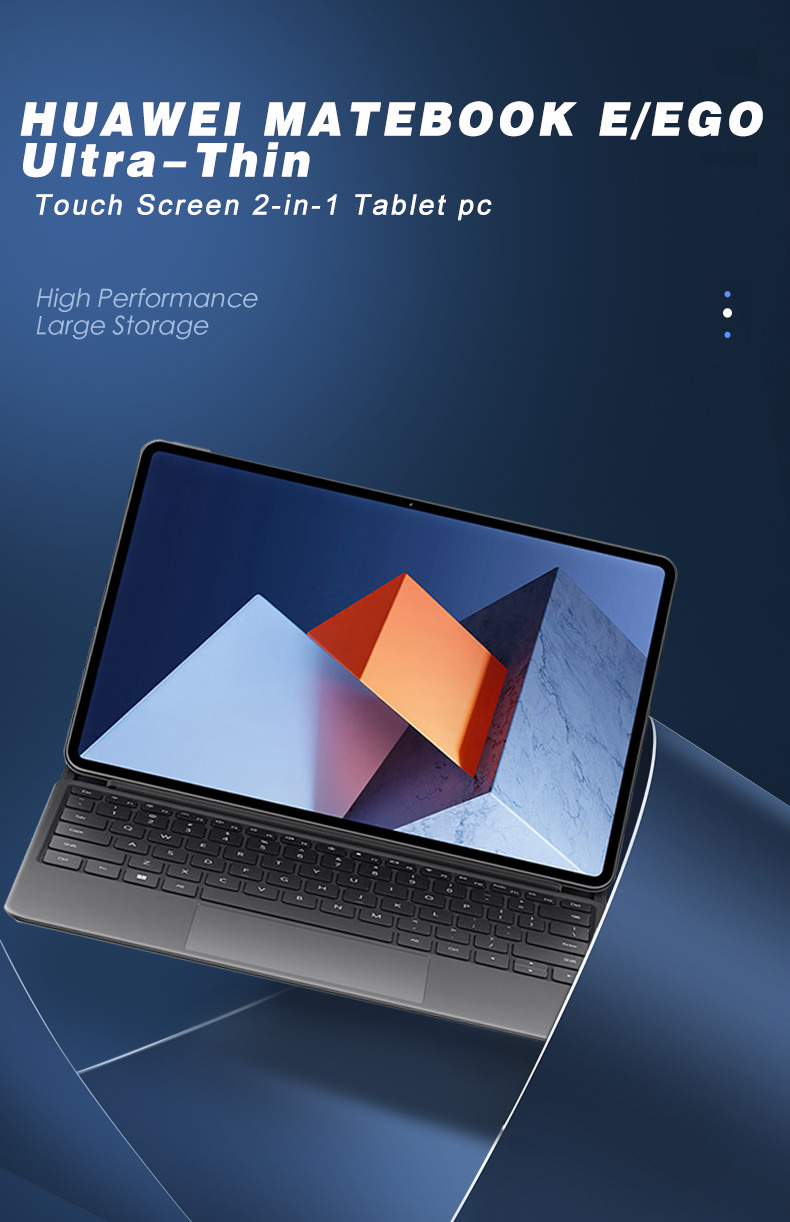 Huawei MateBook E/EGo Tablet 2-in-1 Laptop 12 inch Windows 10/11 Lightweight Touch Screen ...