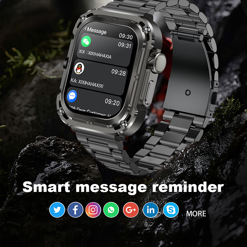 In Stock XIAO MI Z85 Max Smart Watch Men Bluetooth Call NFC Heart Rate ...