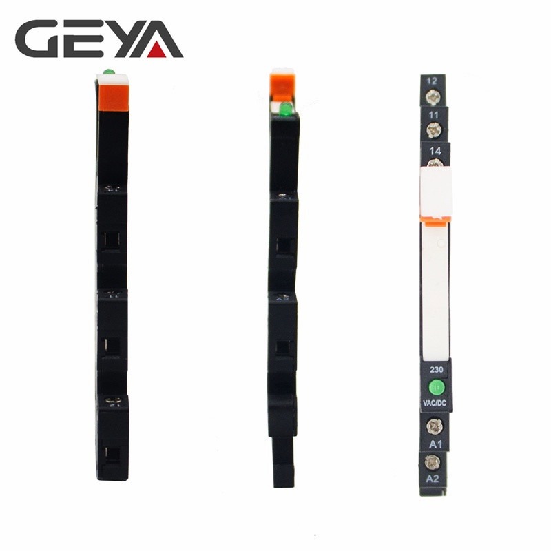 GEYA Slim Relay Module Protection Circuit 6A Relay 12VDC/AC or 24VDC/AC ...