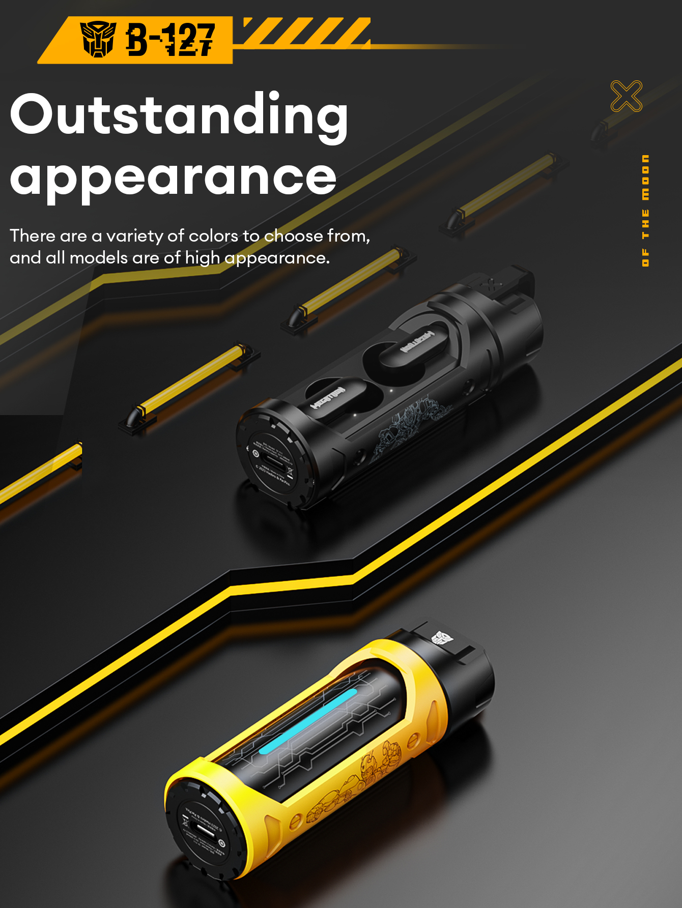 Transformers TF-T11 HD Call Realistic Sound Effects TWS Wireless Gaming ...