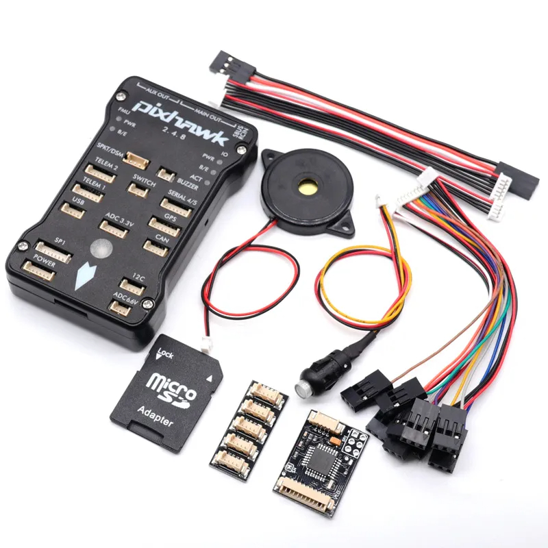 Pixhawk PIX PX4 2.4.8 Flight Controller M8N GPS Module with Built-in ...