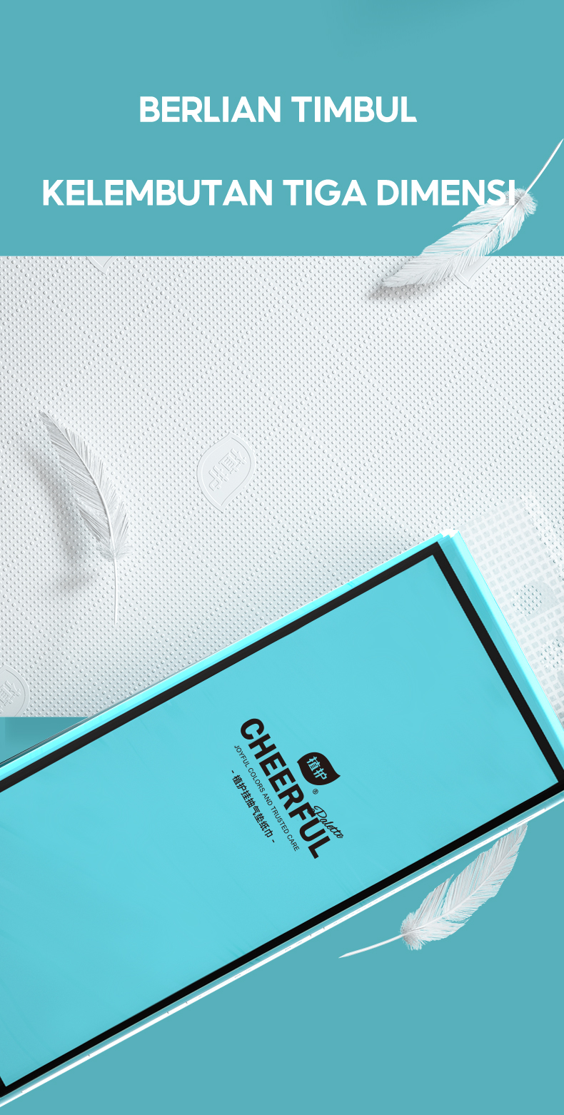 [18 PCS] Botare biru Air-cushion, Delux Comfort, 4-ply tissue paper ...