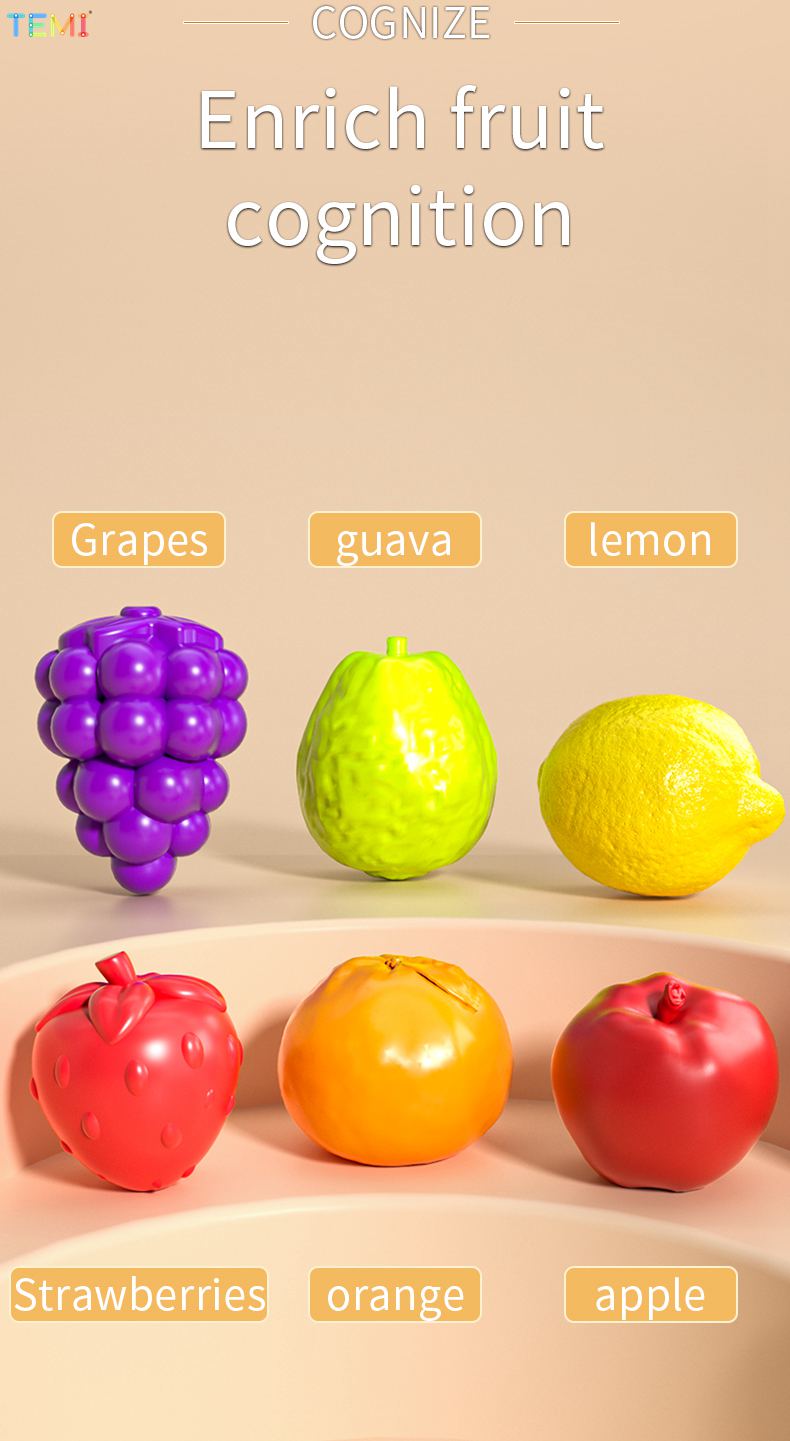TEMI Baby Sensory Rainbow Cecil Toys Shape Sorting Baby Montessori ...
