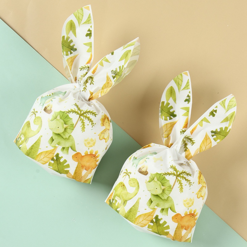 25/50pcs Jungle Animal Rabbit Gift Bags Candy Biscuit Packaging Bag ...