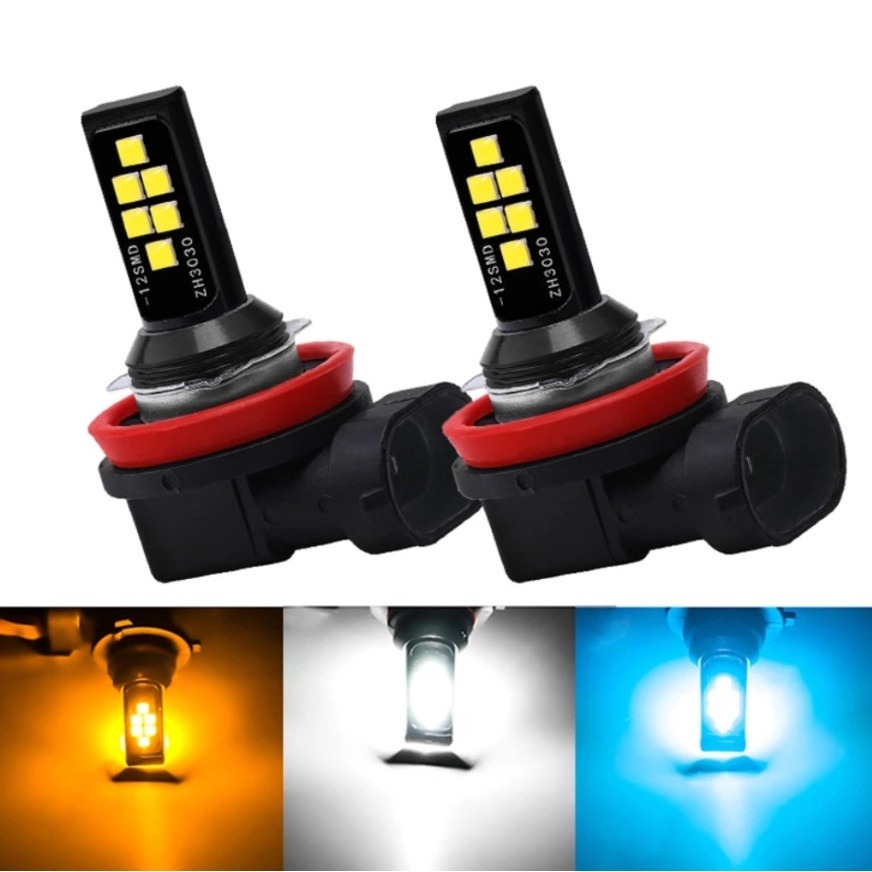 PERODUA Axia Se 2014 FOG LAMP LED BULB Ice blue White Yellow Lampu ...