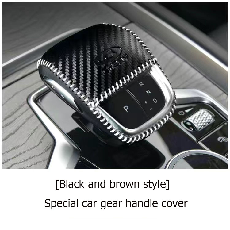 ZLWR Chery Omoda 5 shift knob cover, hand-stitched gear handle cover ...