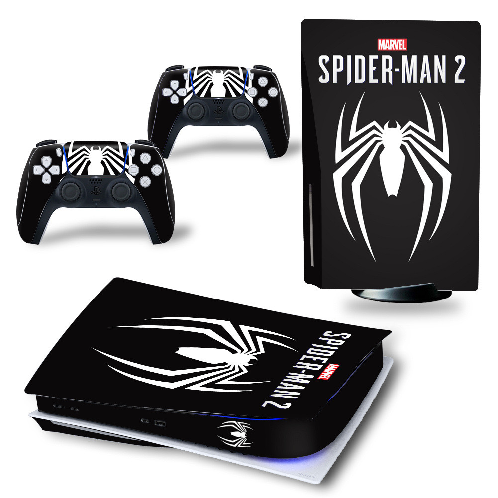 Spider-Man Controller Sticker Skins Cover for PS5,Full Set of Spider ...