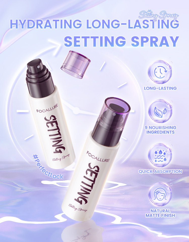 FOCALLURE PerfectLock Long-lasting Setting Spray Smudge-proof Matte ...
