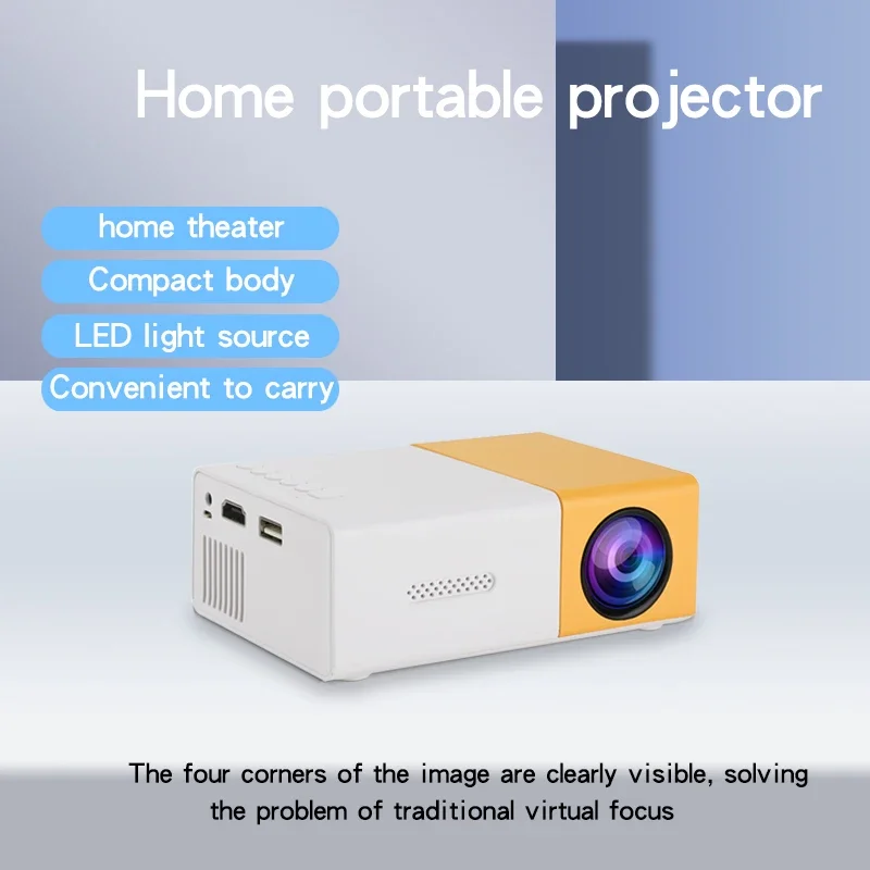Projector Mini For Phone Portable Home Theater Murah Mini Projektor Led ...