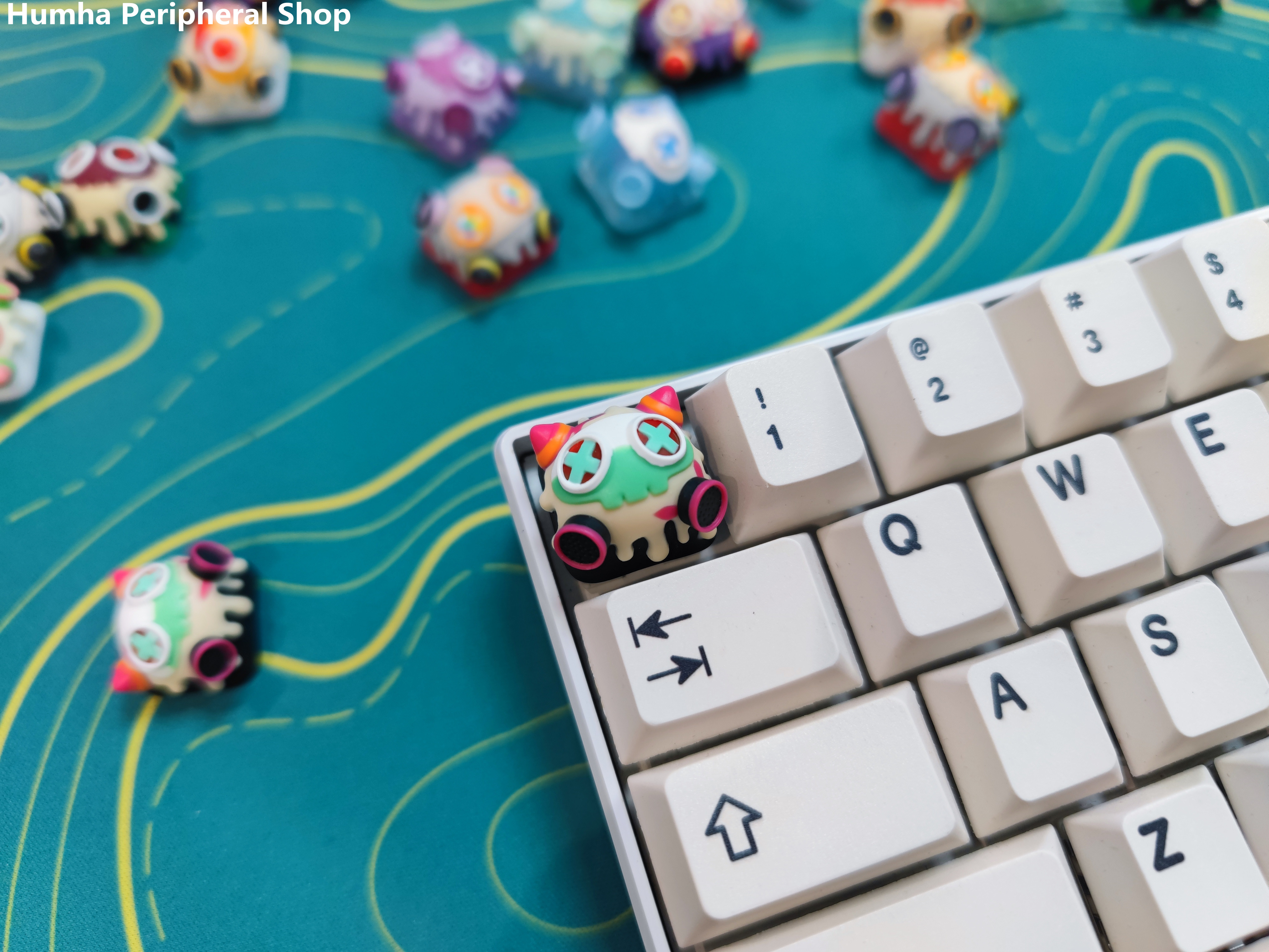 Humha artisan keycap Cell keycap Hand made Resin keycap mechanical ...