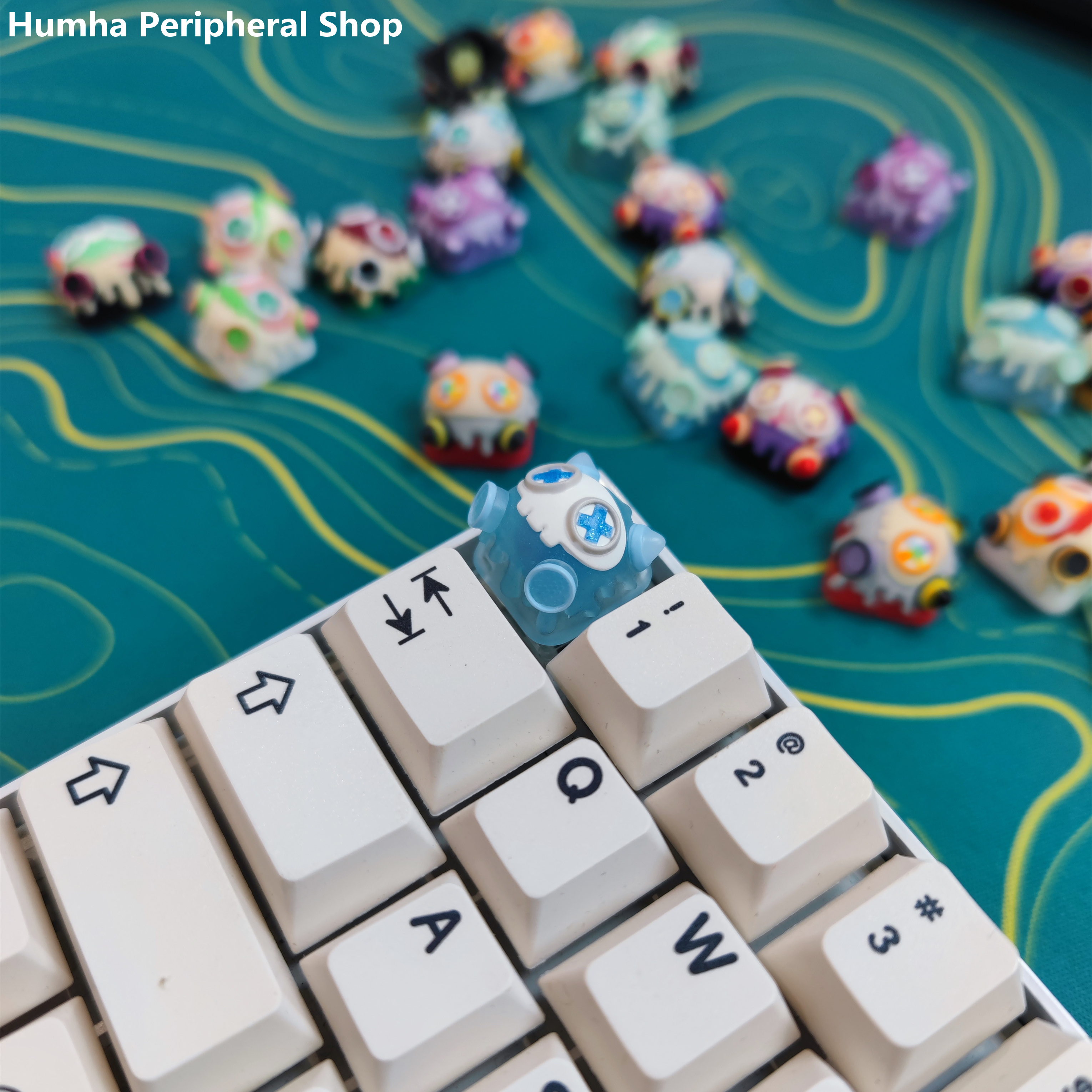 Humha artisan keycap Cell keycap Hand made Resin keycap mechanical ...