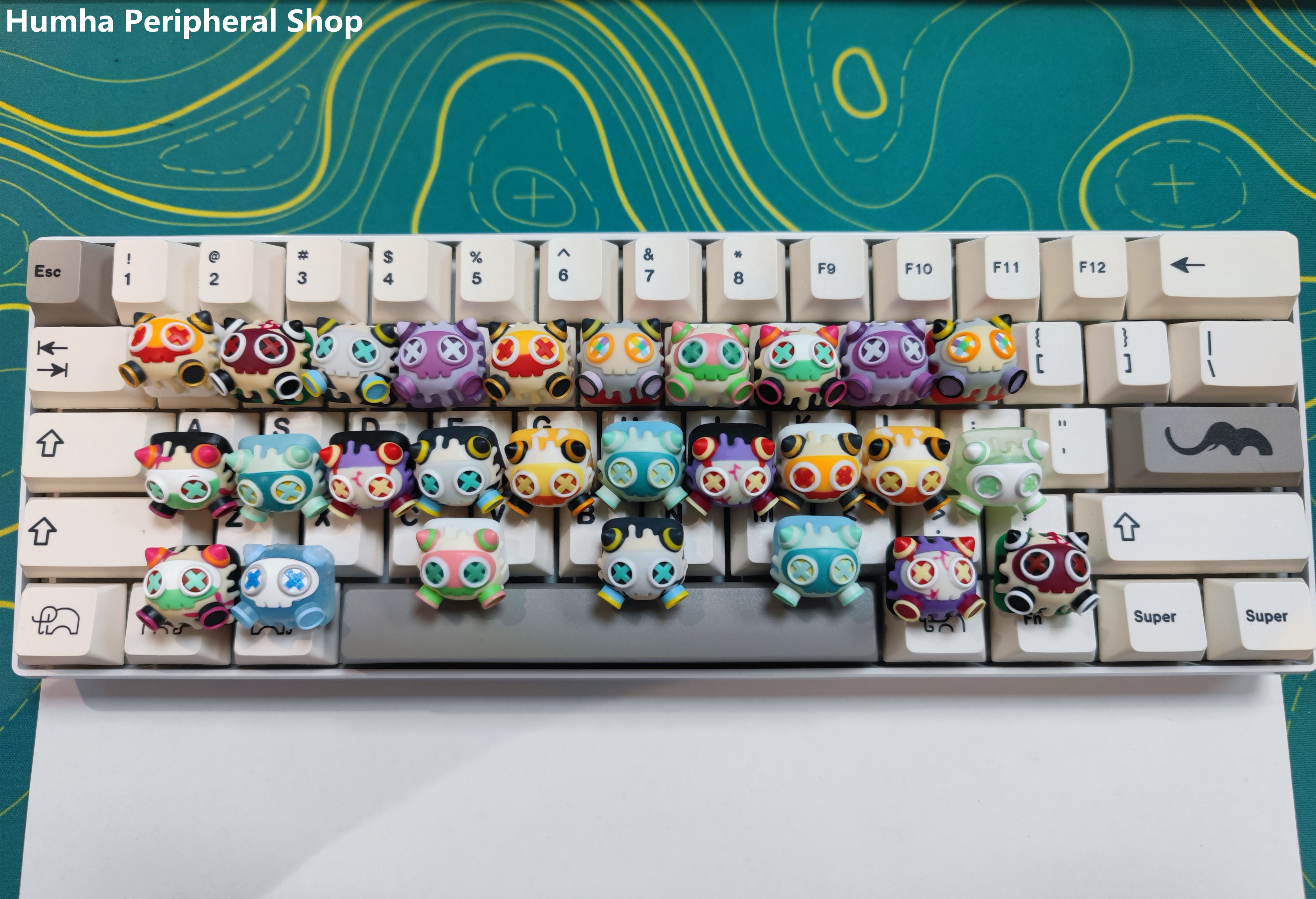 Humha artisan keycap Cell keycap Hand made Resin keycap mechanical ...