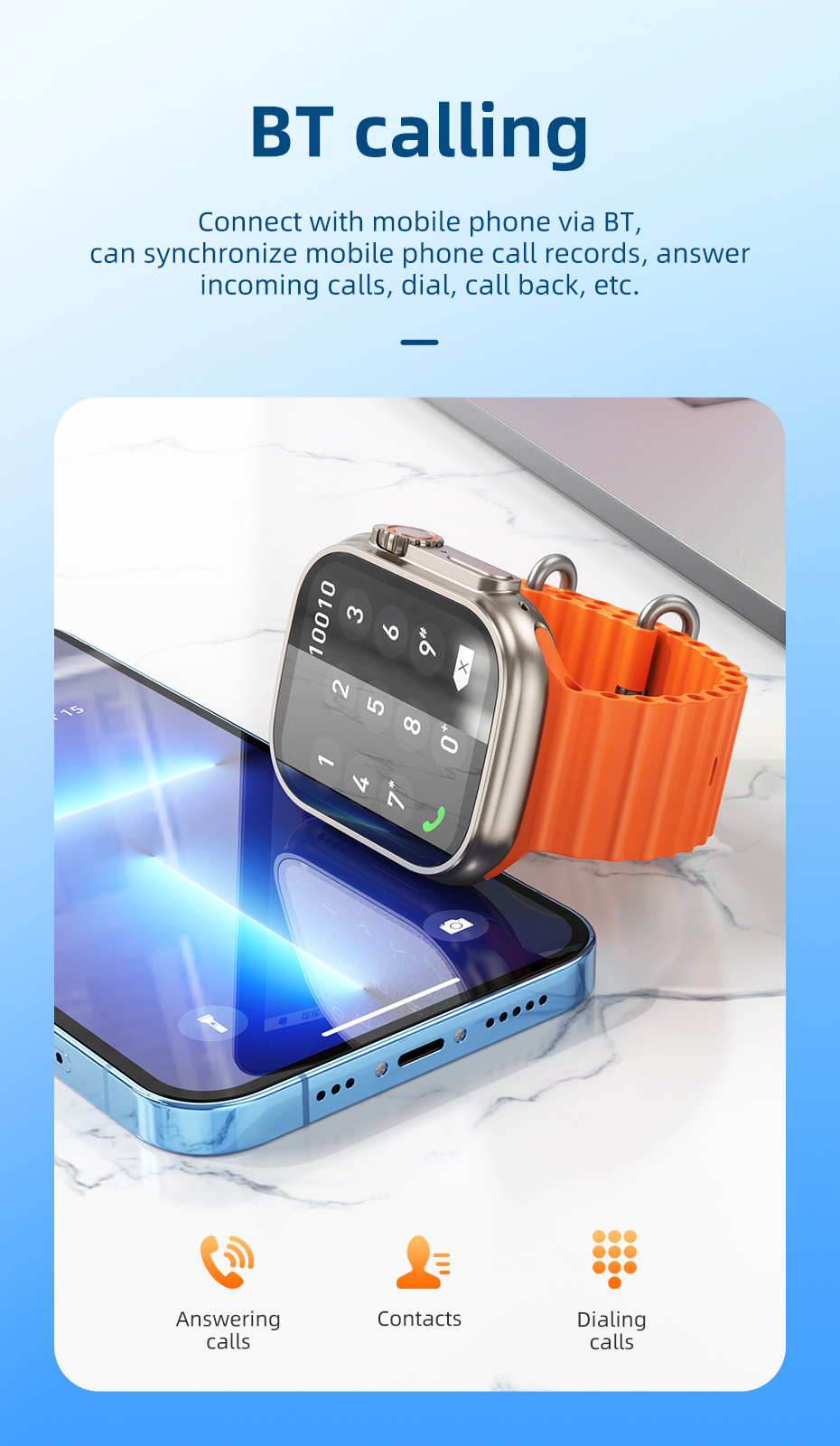 T900 Ultra 2 Smart watch 1 : 1 Original Series 8 49mm Big 2.19 Inch Sports Smartwatch for woman ...