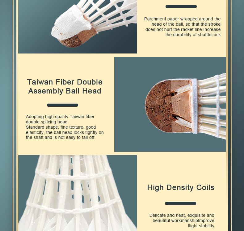 ALP 04（Black Tortoise）12Pcs/Tube 77 Badminton Shuttlecocks Training ...