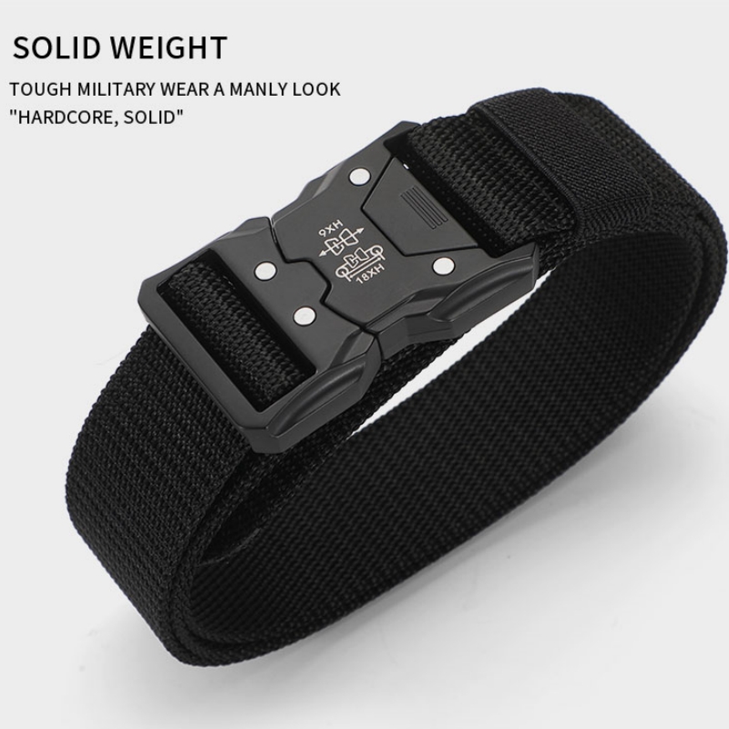 Men's Classic Retro Outdoor Belt– Heavy-Duty Nylon, Tear-Resistant for ...