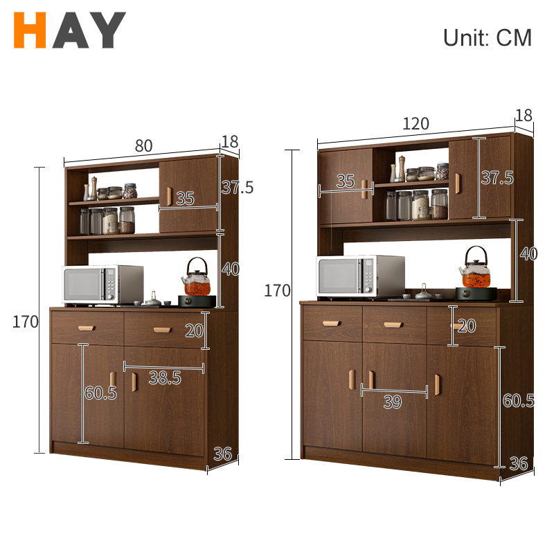 Kitchen Cabinet Dapur Almari Storage Cabinet With Acrylic Door Modern ...