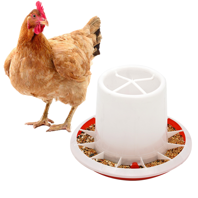 Automatic Chicken Chick Feeder Bucket Plastic Anti-deform Poultry Food ...