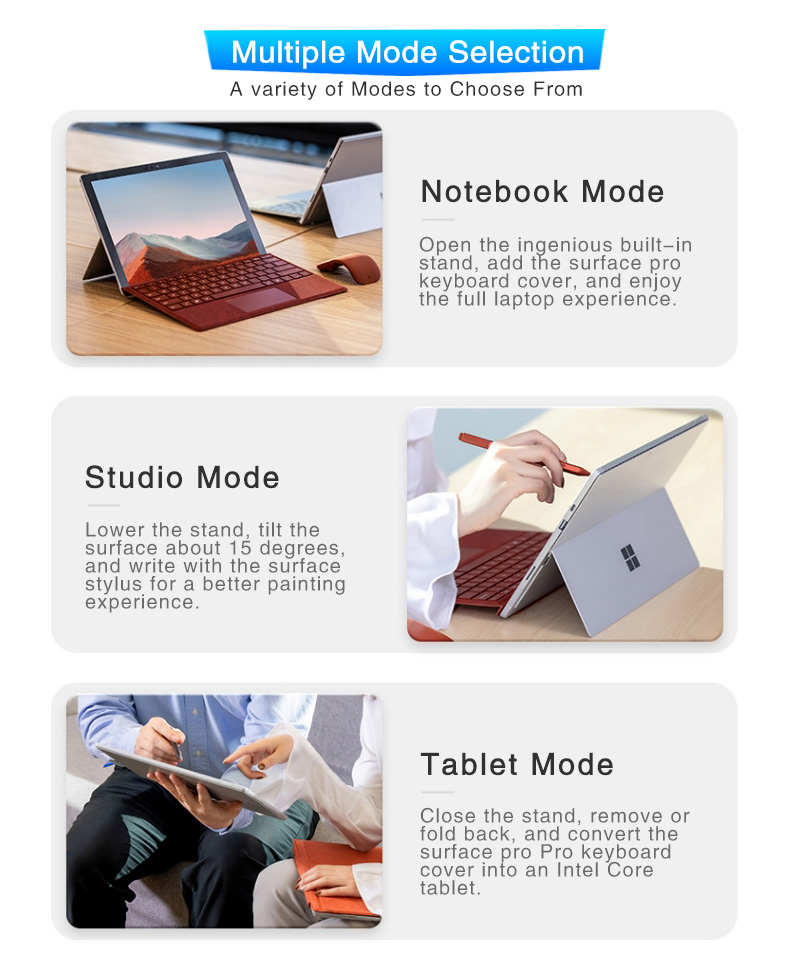 Microsoft Surface pro8 pro7 pro7+ pro5 pro6 Laptop 2 in 1 Core i5/i7 ...