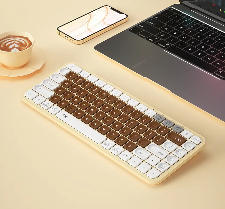 Aigo V200 Wireless Bluetooth Keyboard Low Noise Computer Laptop Tablet ...