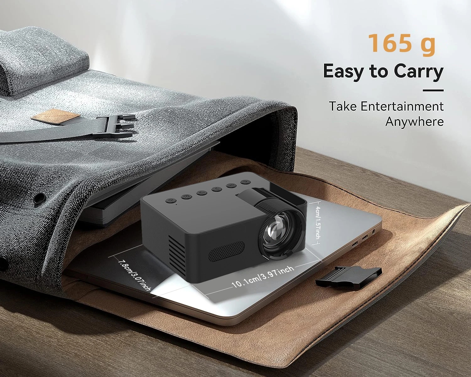 mini projector for phone Android iOS Portable projector camping Home ...