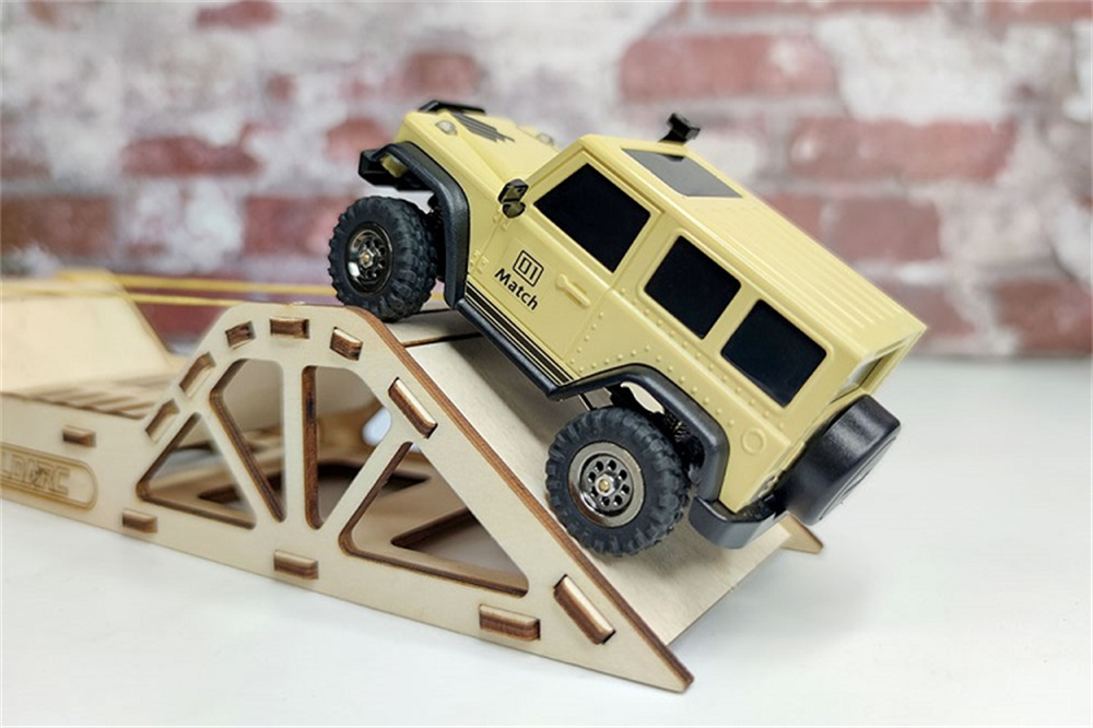 NEW LDARC X43 1/43 2.4G 4WD RC Car Rock Crawler Mini Climbing LED Light ...