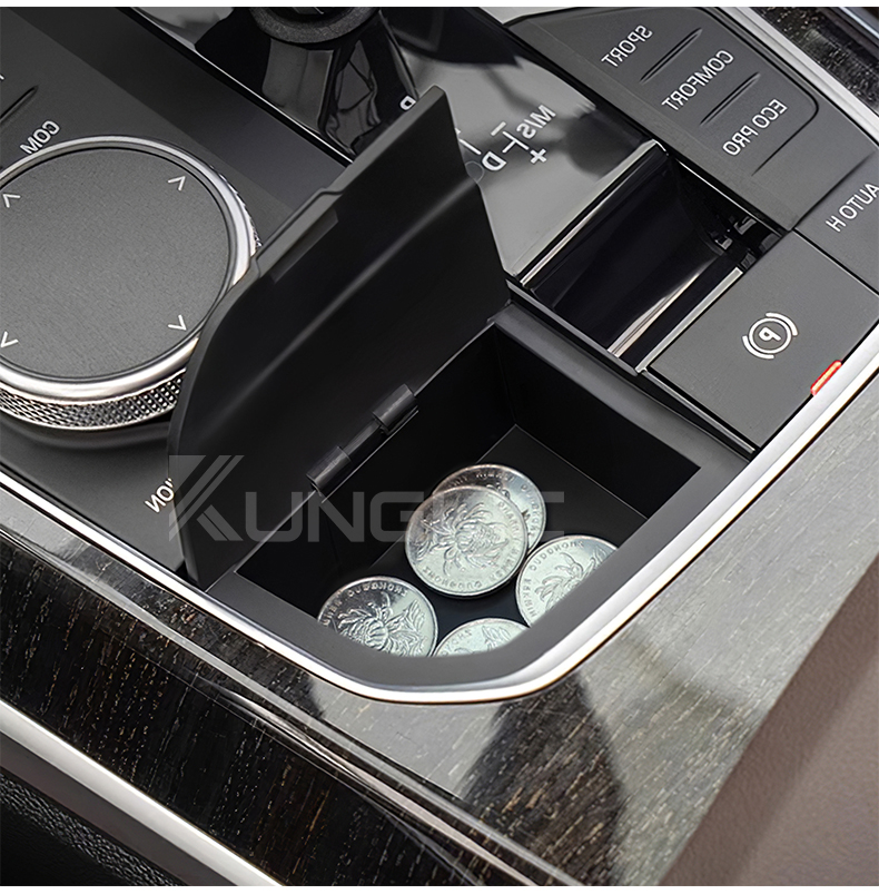 （Ready Stock）Central Console Gear Storage Box with Cover For BMW 1 2 3 ...