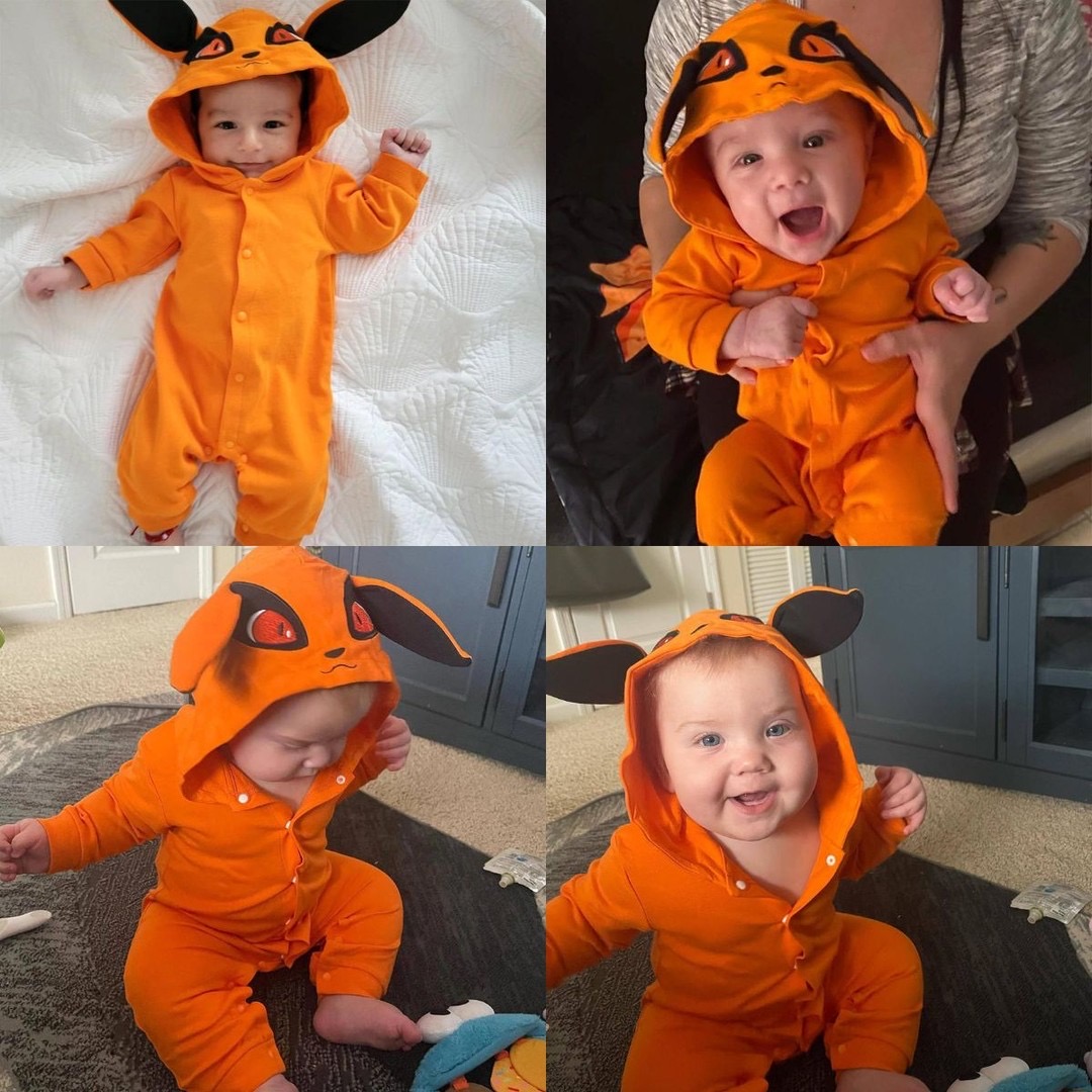 Baby Clothes Baju Naruto Baby Clothes Short-sleeved Anime Naruto One ...
