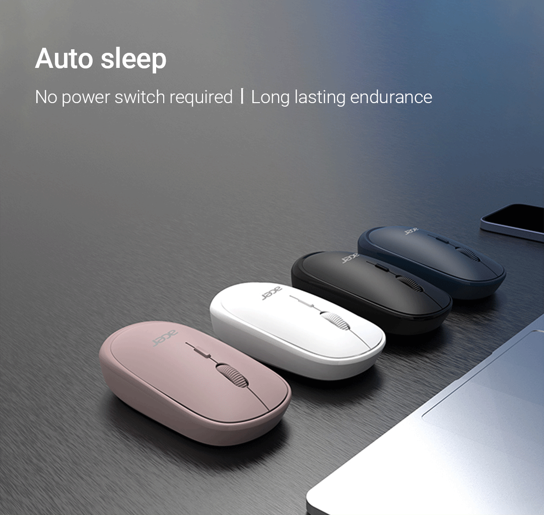 Acer wireless mouse OMR930 wireless light tone fashion office mouse ...