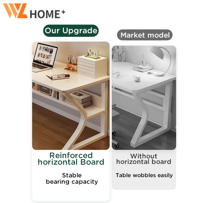 Gaming Table White 160CM Meja Gaming/PC/Study/Office Table Headphone ...