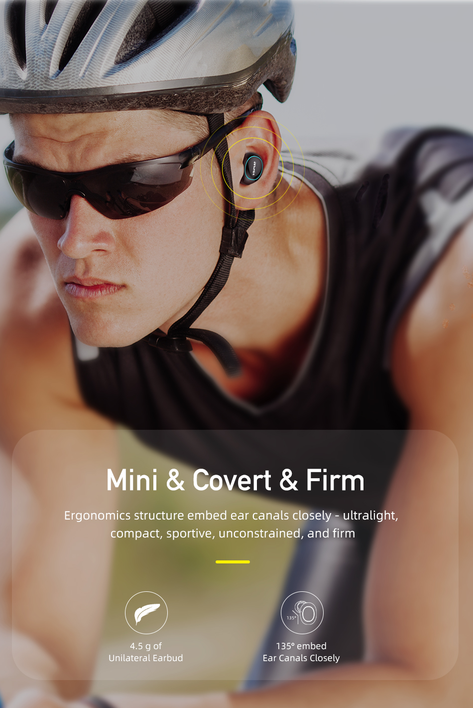 Awei T60 In-Ear Mini Earbud Wireless Bluetooth Earphone Stereo Wireless ...