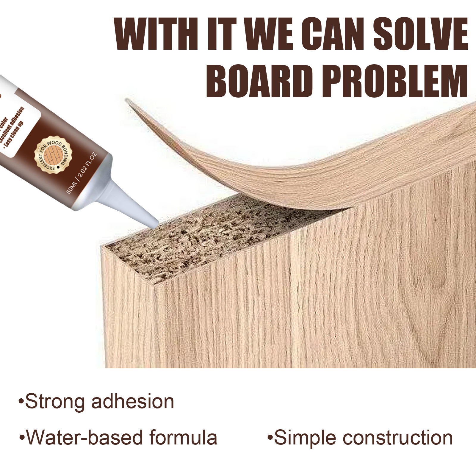 Jakehoe wood adhesive wooden furniture floor tables and chairs crack ...
