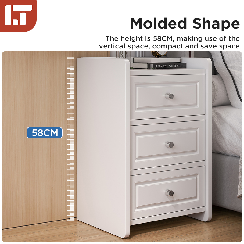 Chest Drawer 3 Layer Drawer Chest Wood Drawer Cabinet With Door Almari ...