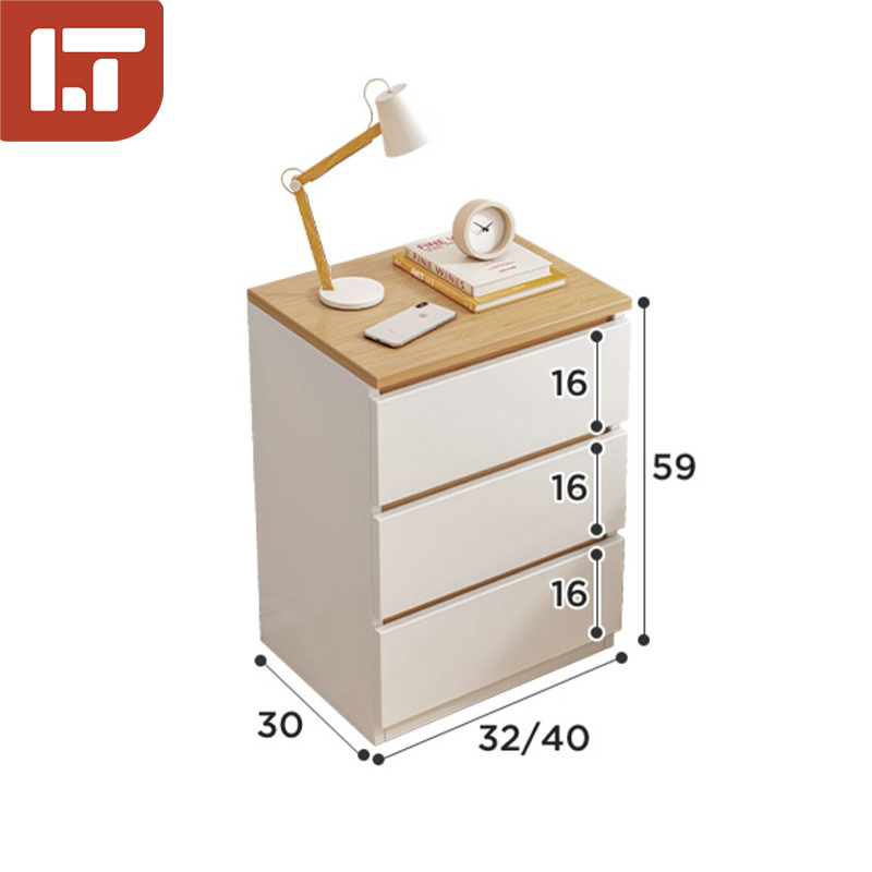 Chest Drawer 3 Layer Drawer Chest Wood Drawer Cabinet With Door Almari ...