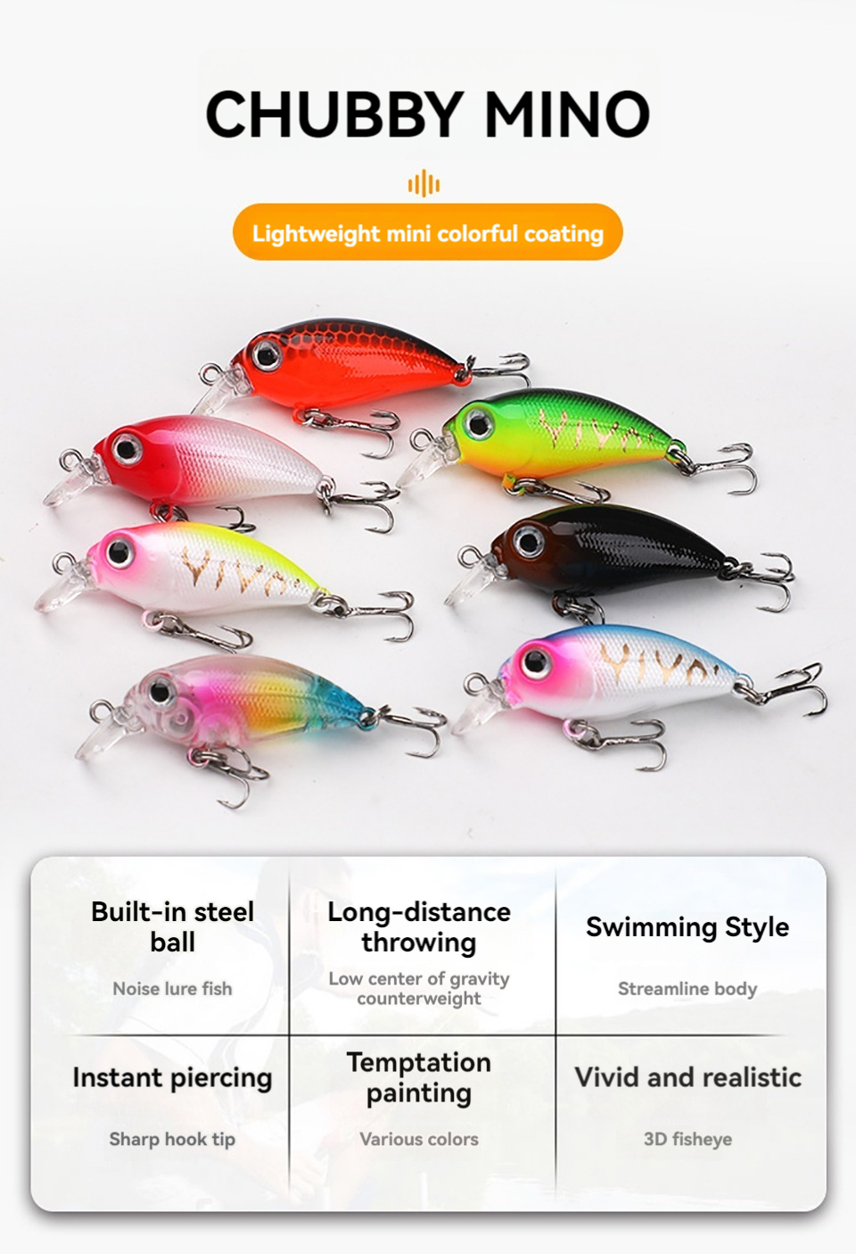 SKYBAITS 1Piece Minnow Lure 4cm/2.5g Floating Mini Wobbler Hard Bait ...
