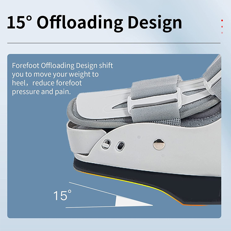 Aircast boots with twisted feet and toes, fracture walking artifact ...