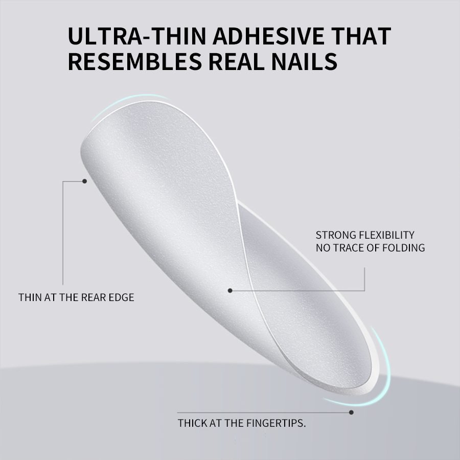 260Pcs Reusable Nail Forms For Acrylic Nails Clear Matt Fake Nail Art ...