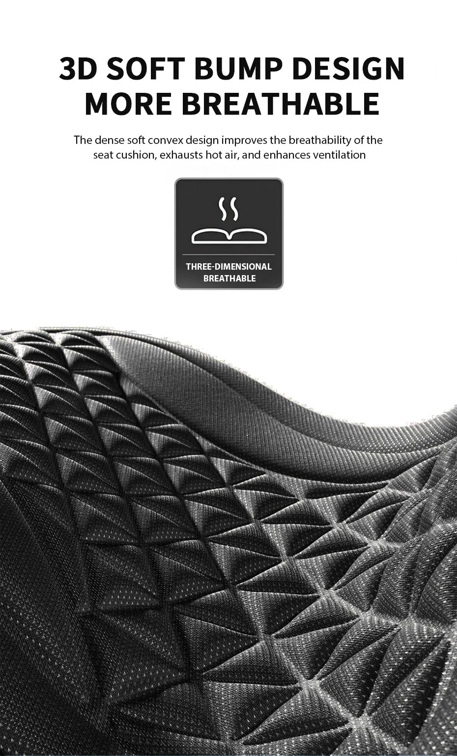 SEAMETAL Brand New Style Car Seat Cover Flax Triangle Embossing Pattern ...