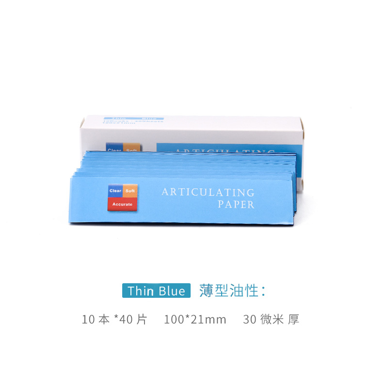 1Pack Dental Articulating Paper RED/BLUE 5 Types Articulator Paper ...