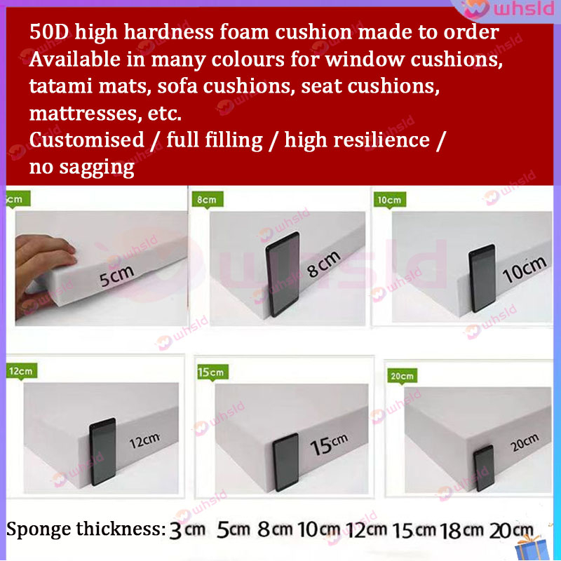 Foam cushion sofa cushion with fabric cover Sponge cushion high density ...