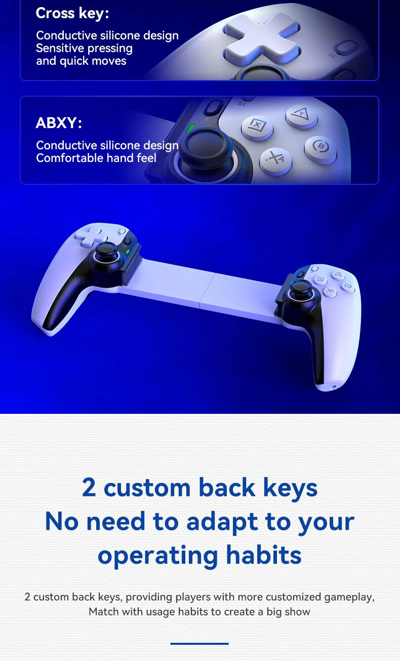 BSP D8+/D8pro/D9/D10/D10s/D11 Mobile Phone Stretching Game Controller ...