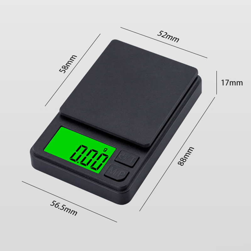 New 100g/200g/300g/500g 0.01g Accurate Electronic Jewelry Gram Scale Precision Electronic Scale ...
