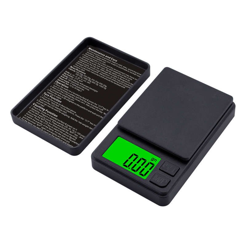 Mini Digital Scale 100/200/300/500g 0.01/0.1g High Accuracy Backlight Electric Pocket For ...